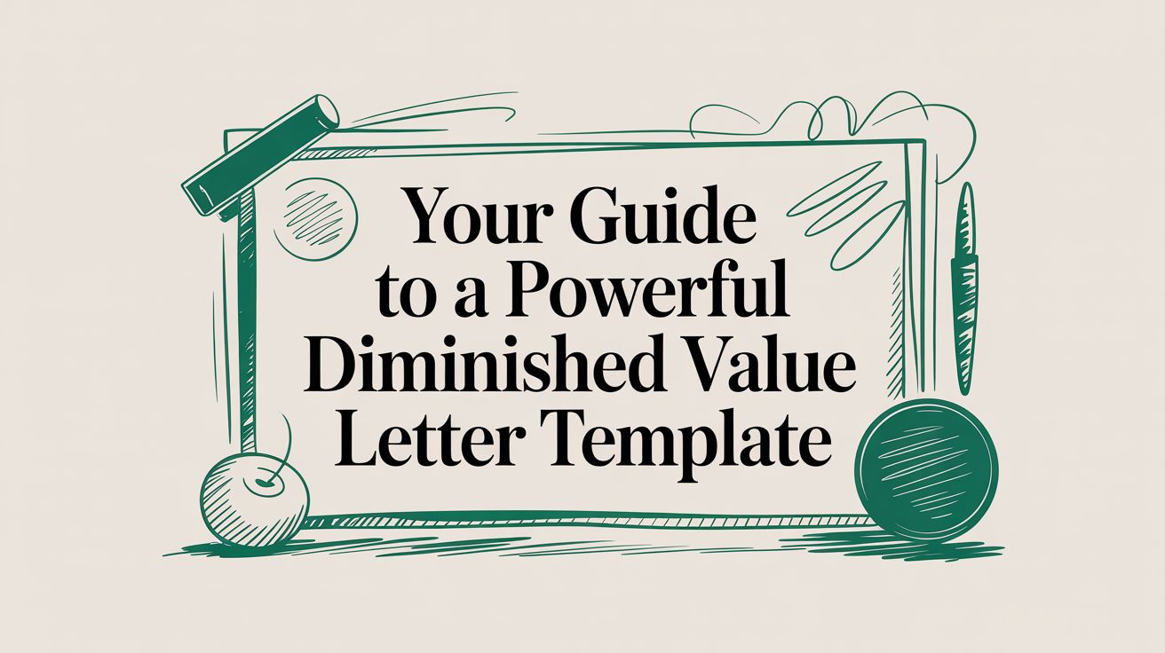 Your Guide to a Powerful Diminished Value Letter Template