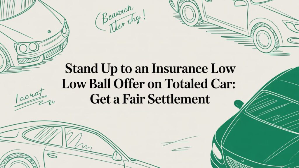 How to Fight an Insurance Low Ball Offer on a Totaled Car