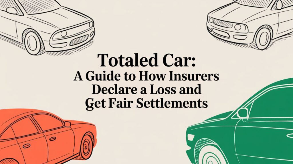 A Guide to Handling a Totaled Car and Negotiating a Fair Settlement